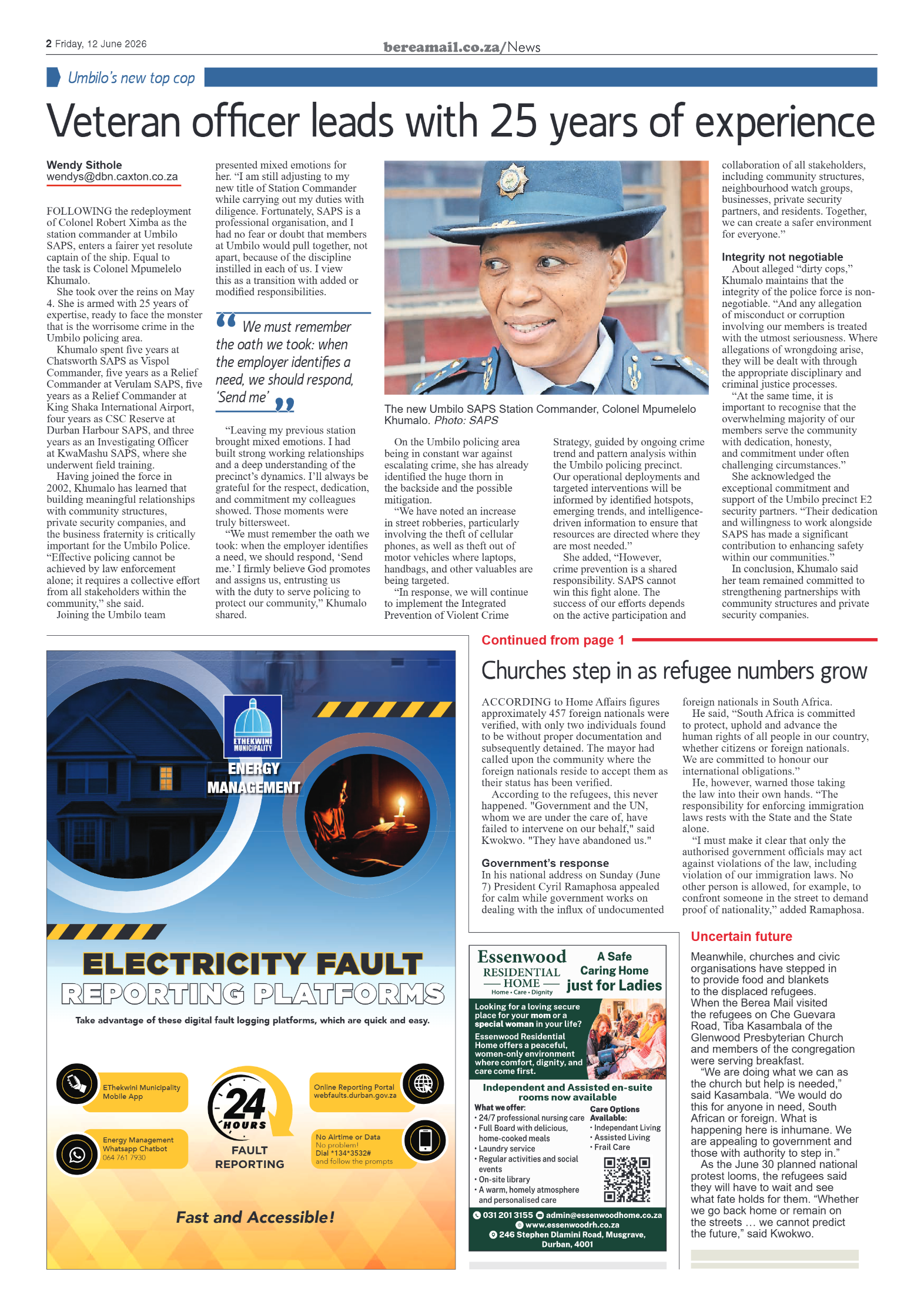 Berea Mail 12 June 2026 | Berea Mail