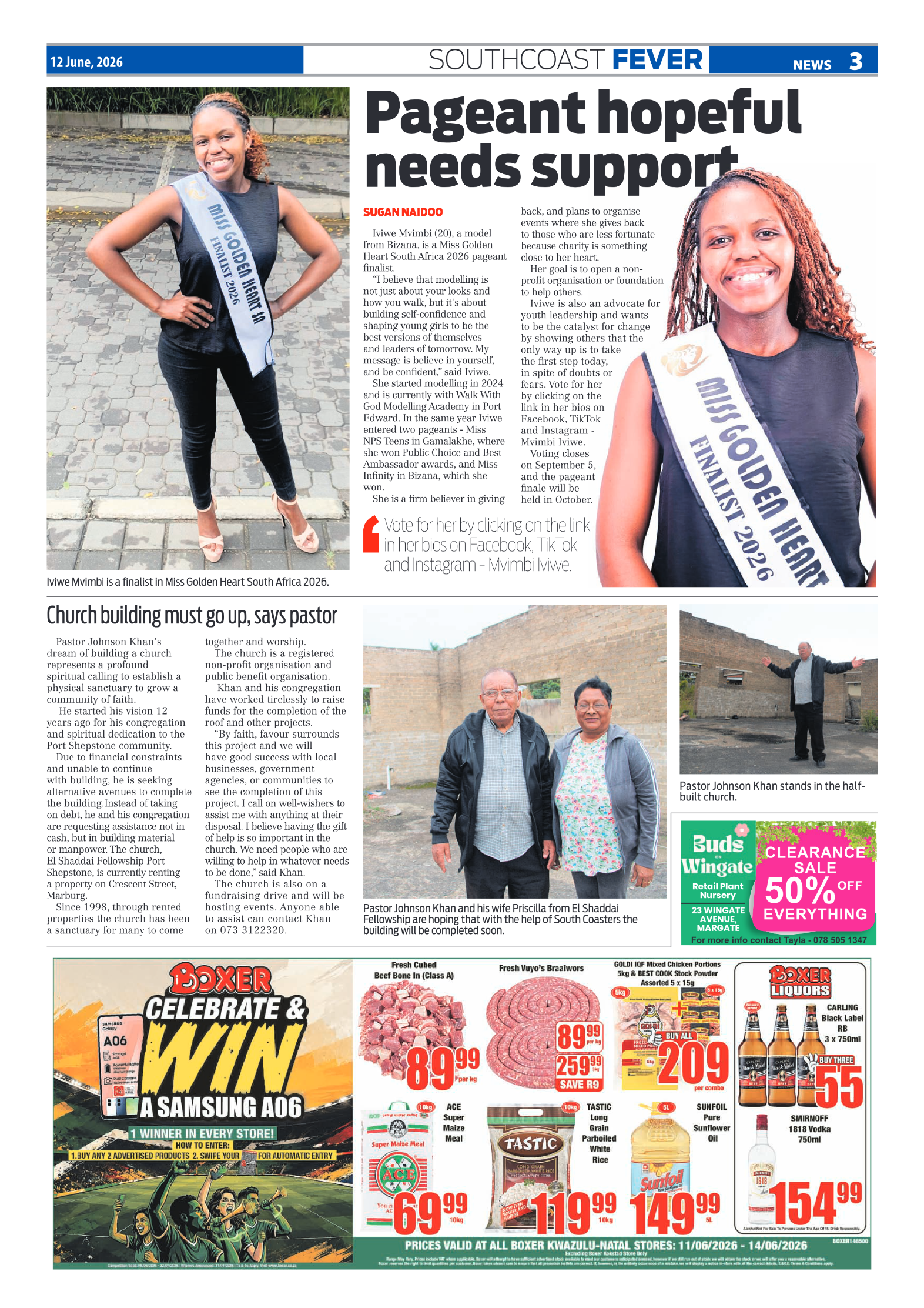 SCF 12 June | South Coast Herald