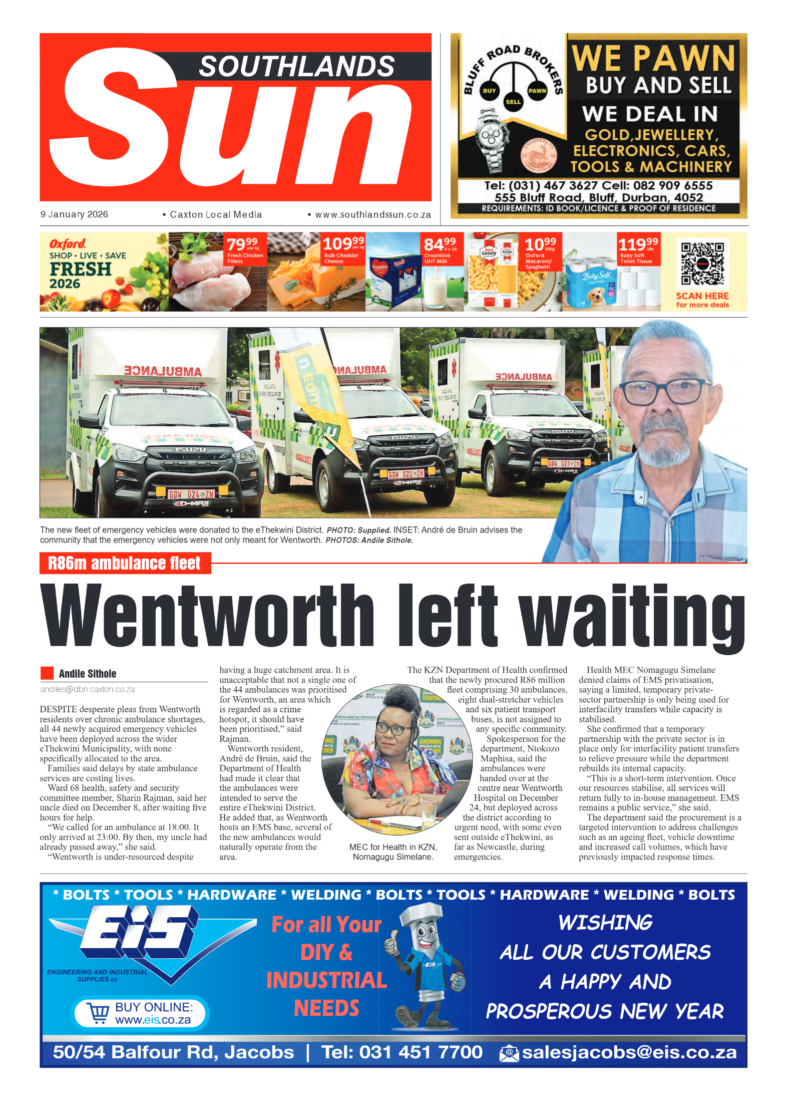 Southlands Sun 9 January 2026 | Southlands Sun